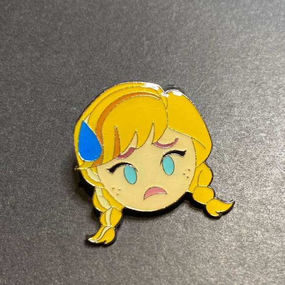 Disney | Other | Disney Pin Anna From Frozen Expressions Pin | Poshmark